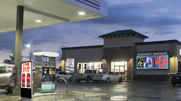 LED Digital Signage for Convenience Stores